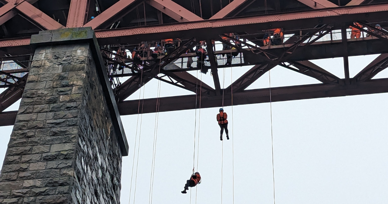 Abseil The Forth Bridge