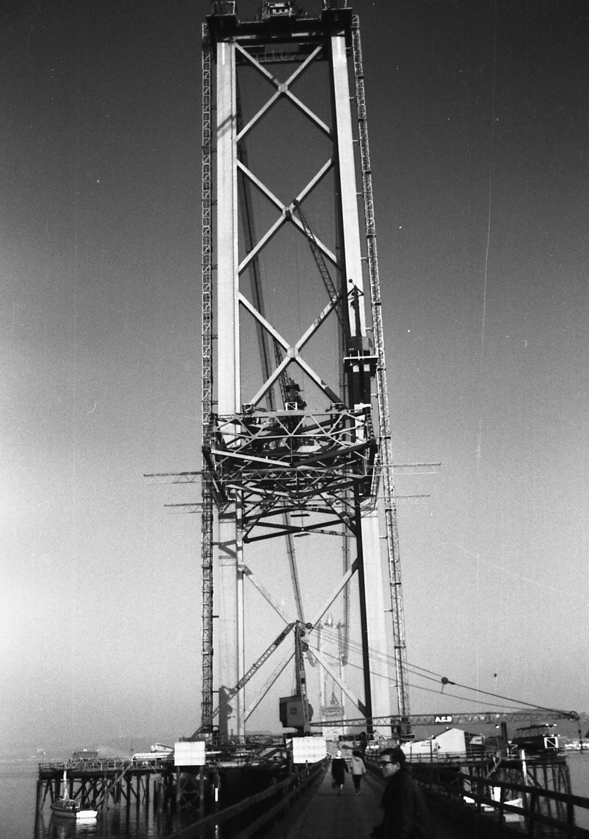 Forth Road Bridge Construction Gallery